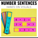 Sticky Note Number Sentences - Positively Learning