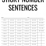 Number Sentences - Positively Learning