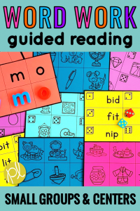 Word Work for Guided Reading - Positively Learning