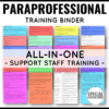 Paraprofessional Training Manual - Positively Learning