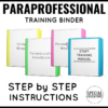 Paraprofessional Training Manual - Positively Learning