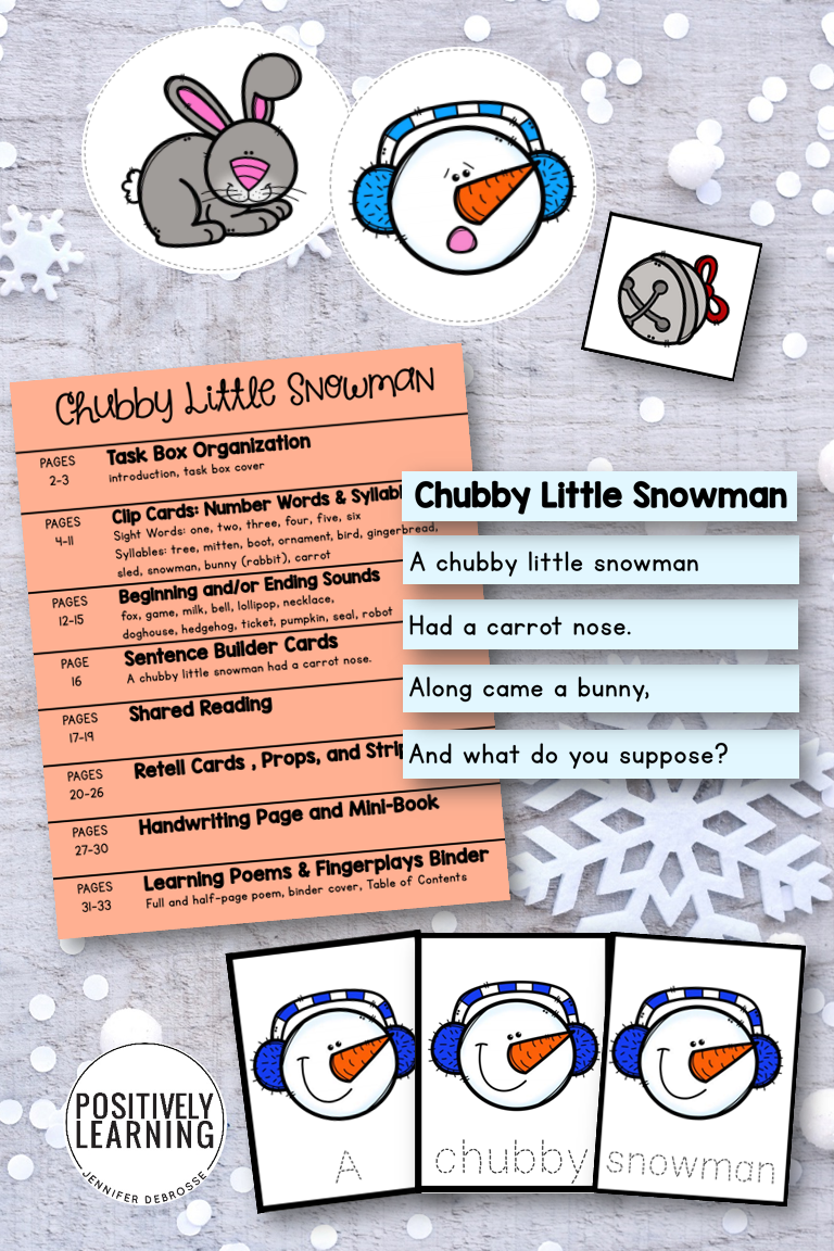 Chubby Little Snowman - Positively Learning