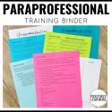 Paraprofessional Training Manual - Positively Learning
