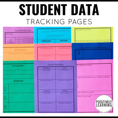 Student Data Tracking Sheets - Positively Learning