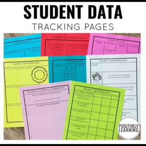 Student Data Tracking Sheets - Positively Learning