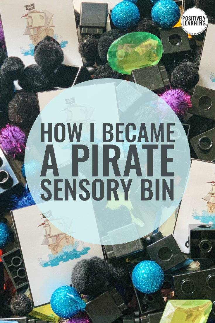 How I Became a Pirate Sensory Bin - Positively Learning