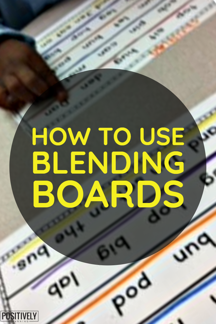 Blending Boards for Phonics Fluency - Positively Learning