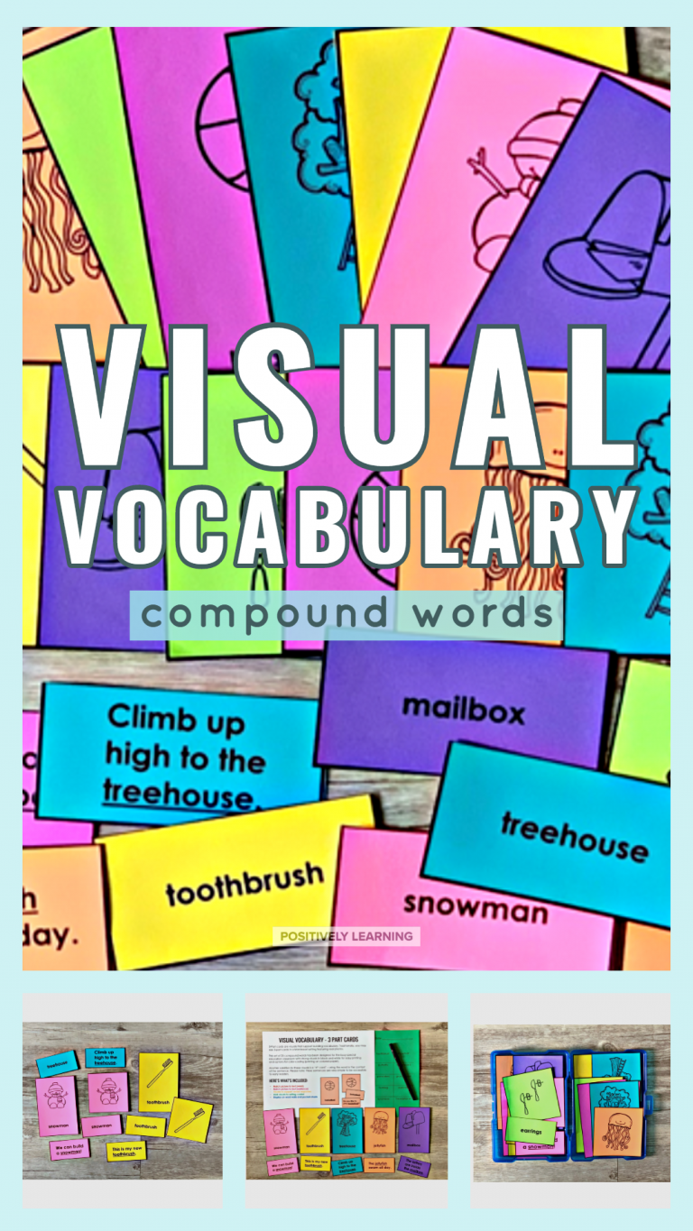 Compound Words Visual Vocabulary - Positively Learning