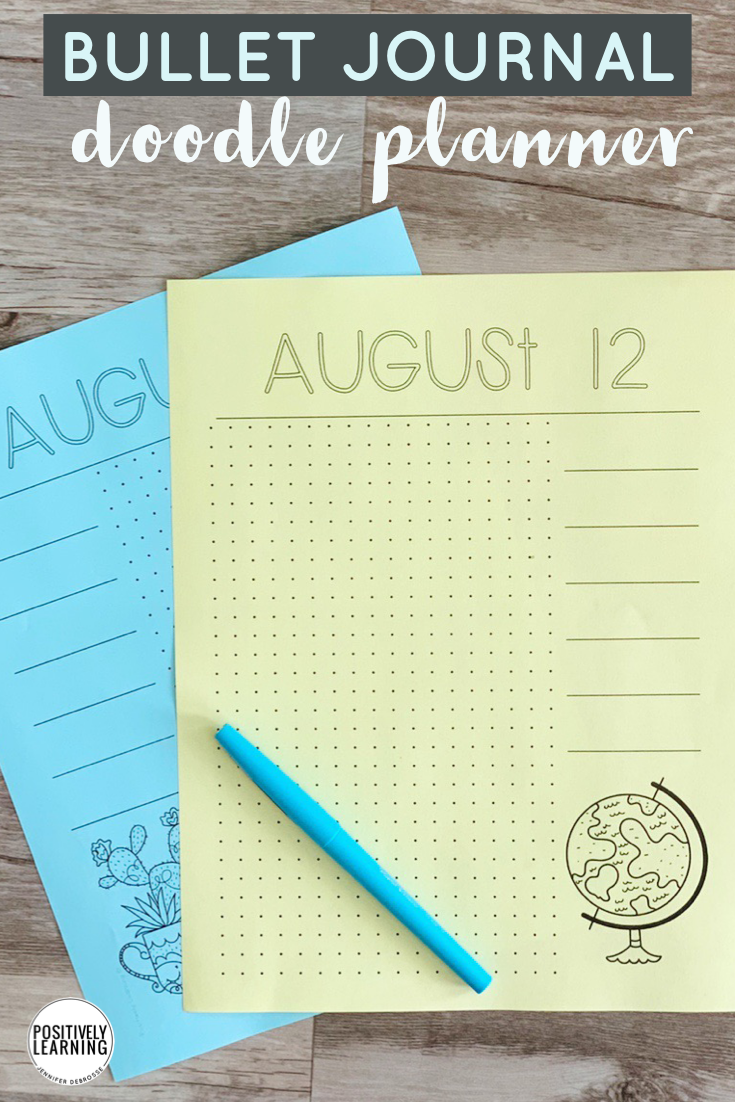 Doodle Planner for Teachers - Positively Learning