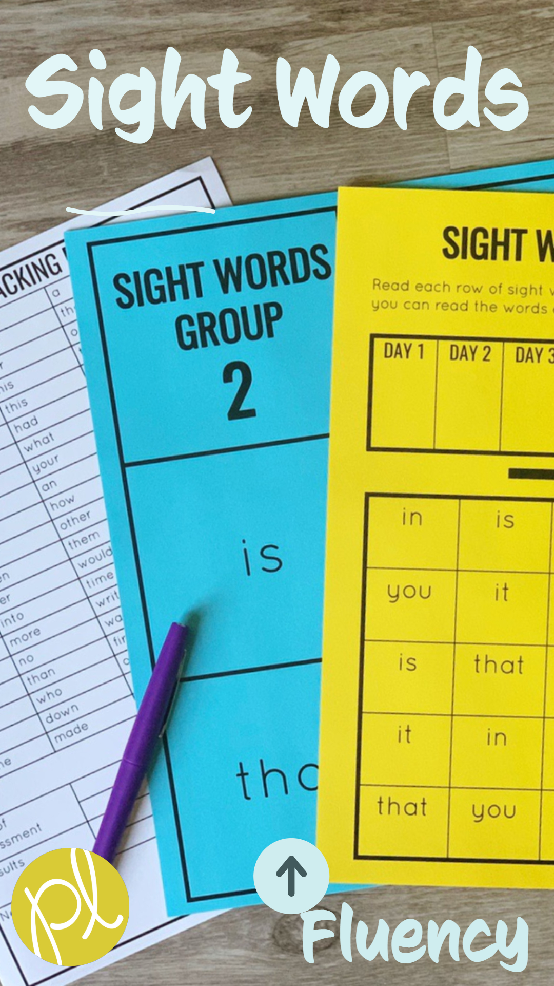 Sight Word Fluency - Positively Learning