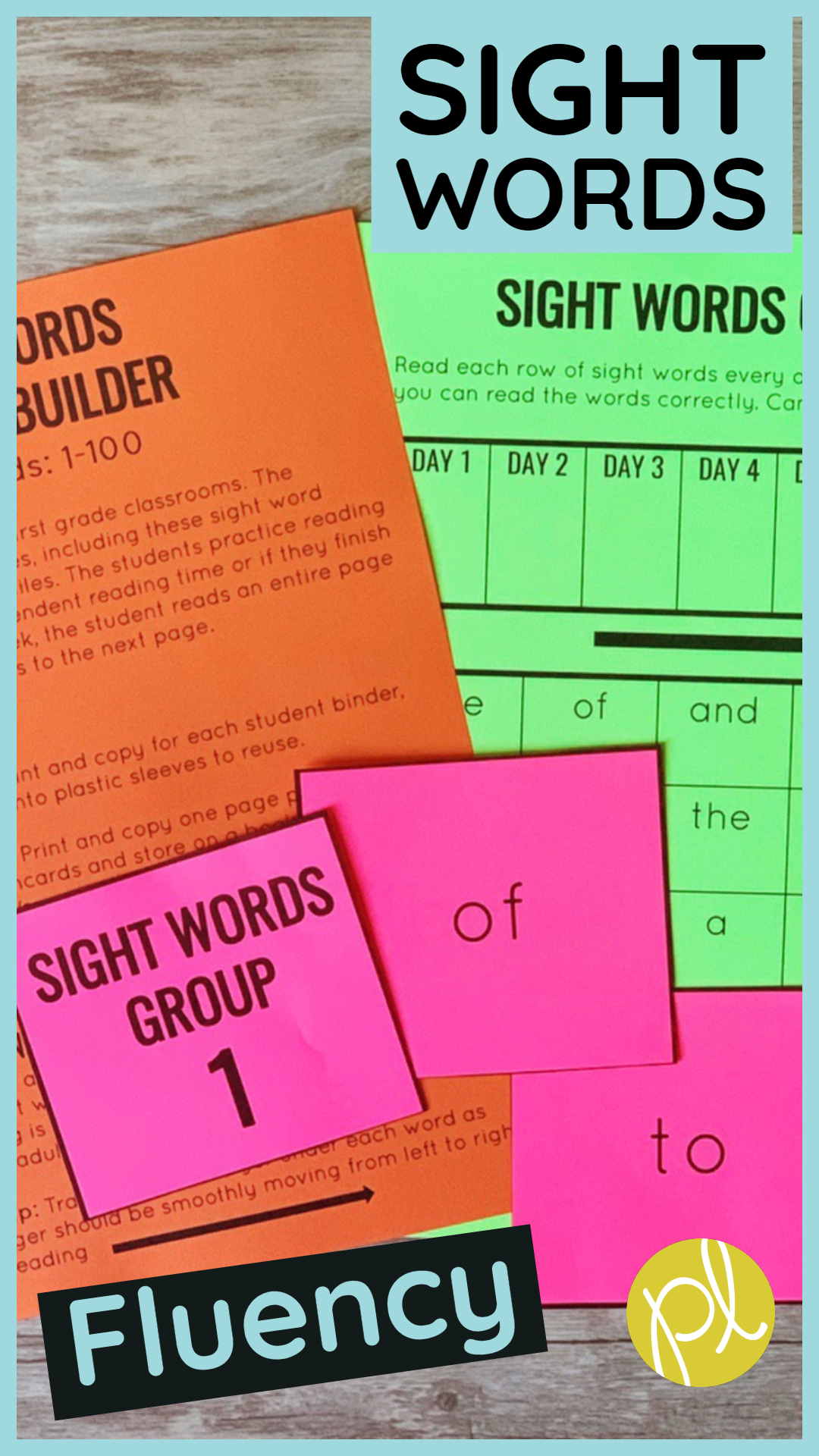 Sight Word Fluency - Positively Learning