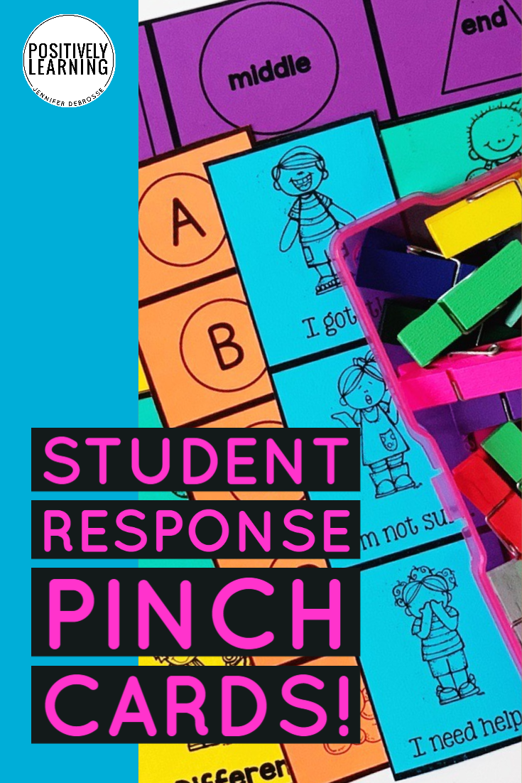 Student Response Cards - Positively Learning