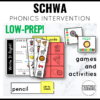 Schwa Activities - Positively Learning