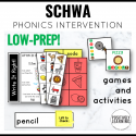 Schwa Activities - Positively Learning