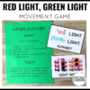 Red Light Green Light Sight Words Games - Positively Learning