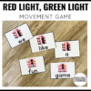 Red Light Green Light Sight Words Games - Positively Learning