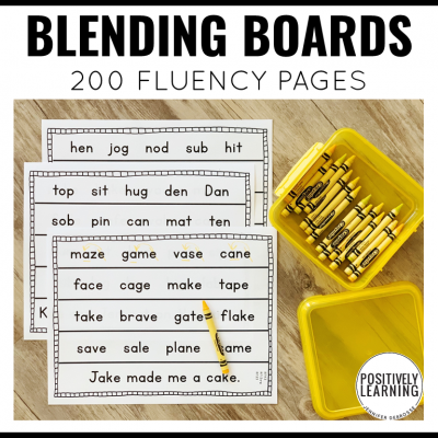 Blending Boards for Phonics Fluency - Positively Learning