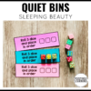Sleeping Beauty Quiet Bins Independent Work - Positively Learning