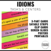 Idioms Tasks and Centers - Positively Learning