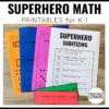 Superhero Math - Positively Learning