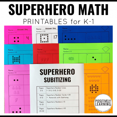 Superhero Math - Positively Learning