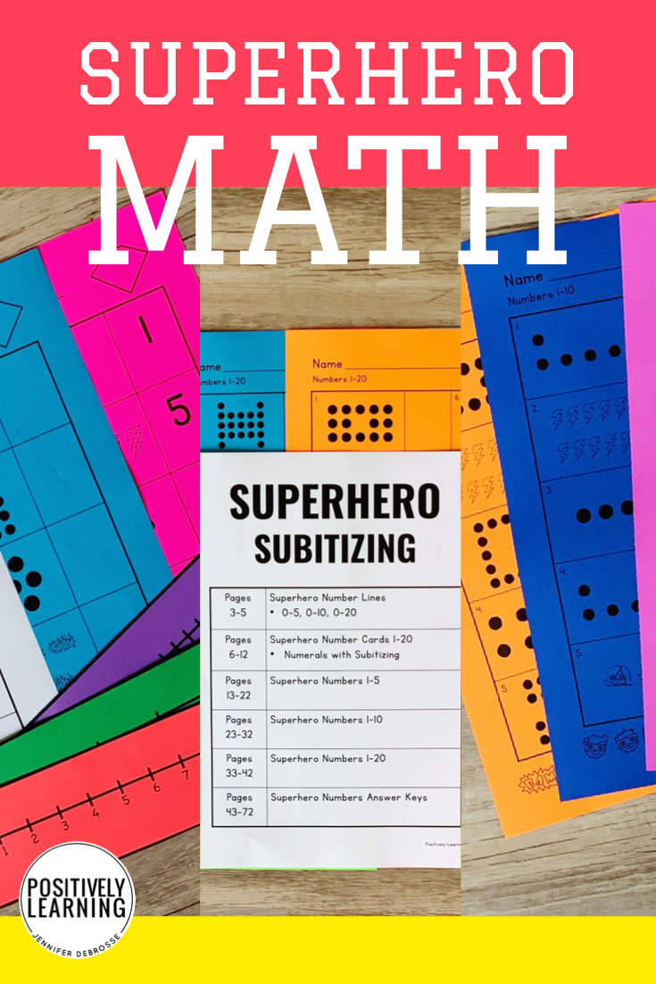 Superhero Math - Positively Learning