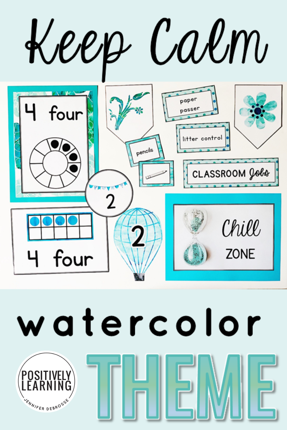 Classroom Decor: Watercolors - Positively Learning