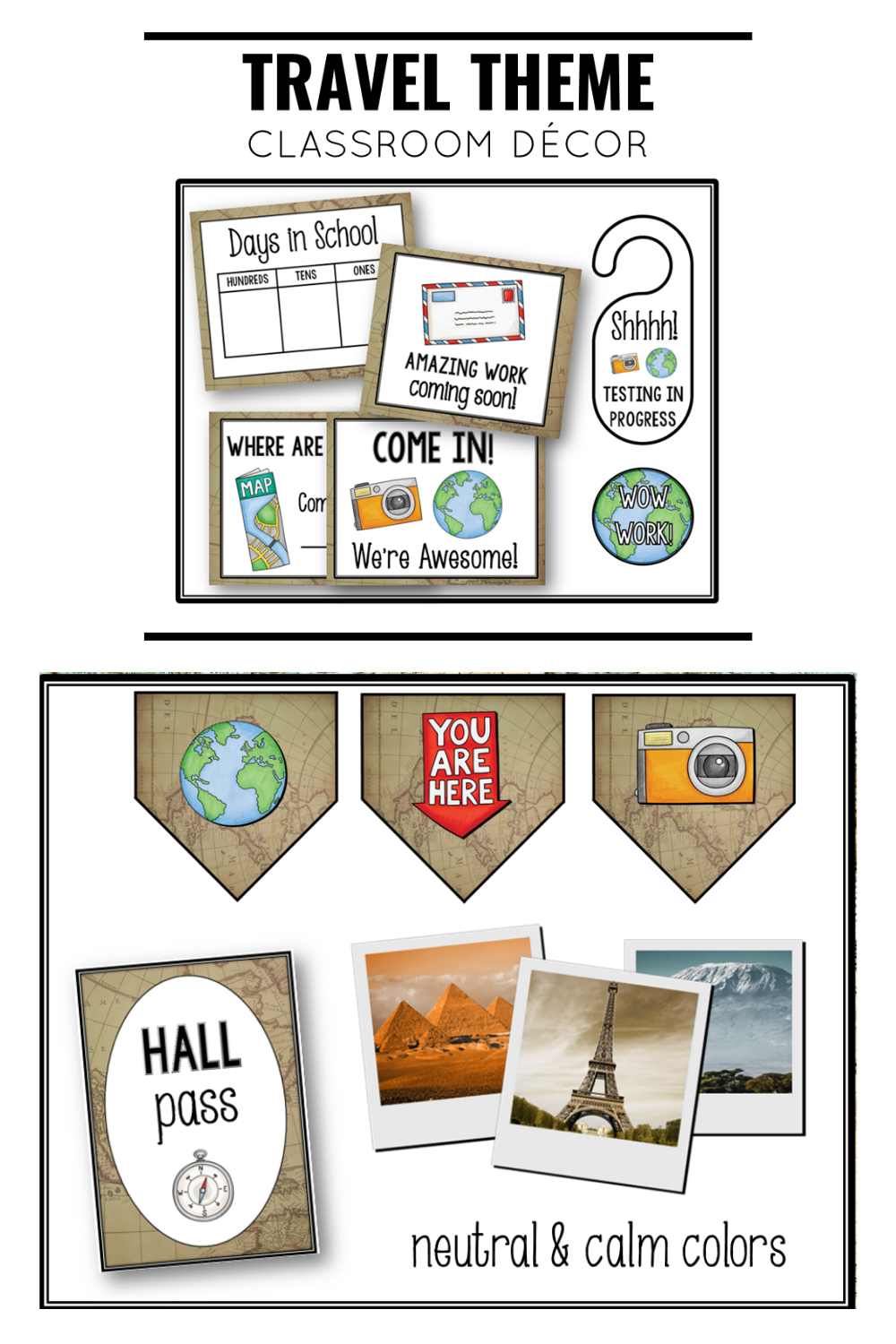 Travel Theme Classroom - Positively Learning