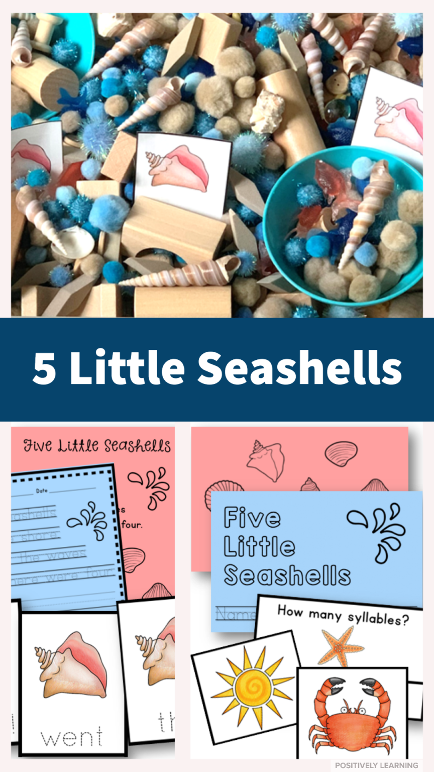 5 Little Seashells - Positively Learning