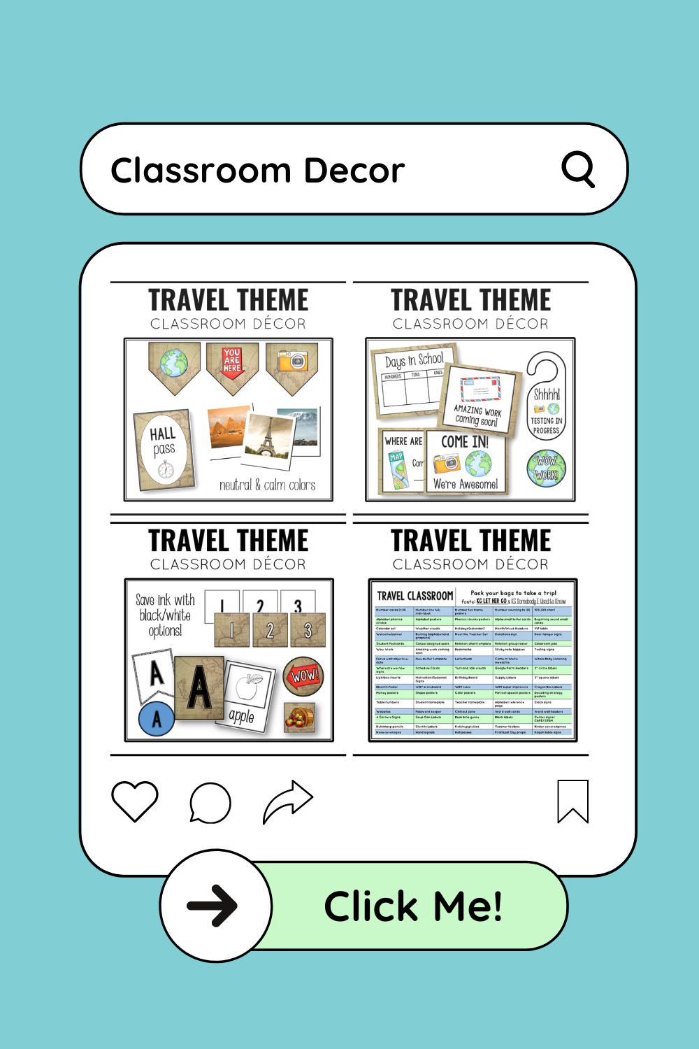 Travel Theme Classroom - Positively Learning