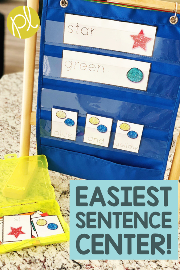 Color Words Sentence Writing - Positively Learning