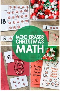 Mini-Eraser Christmas Math - Positively Learning