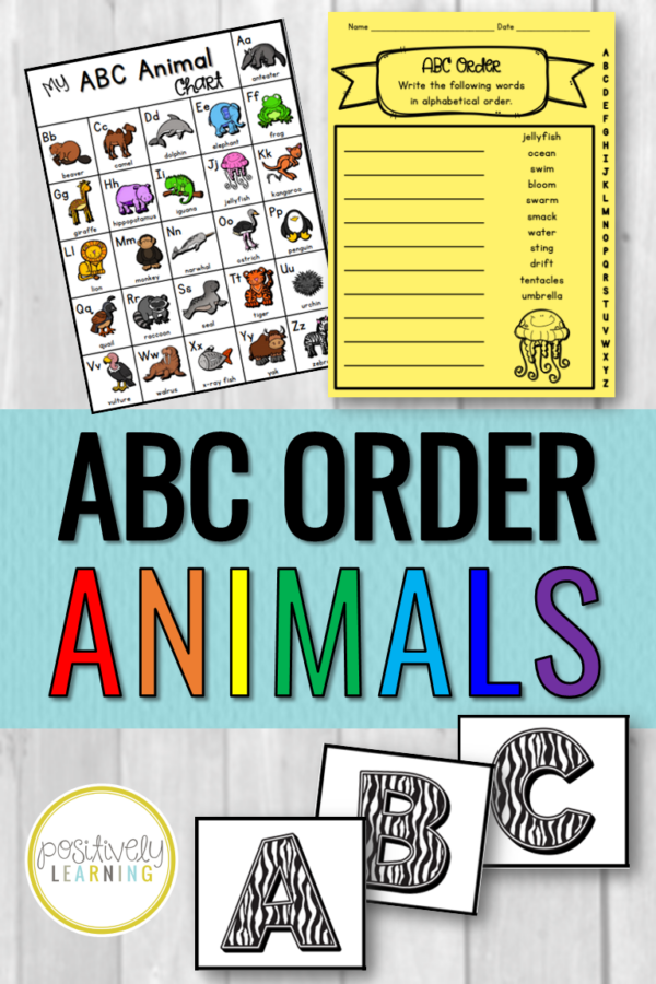 Alphabetical Order - Positively Learning