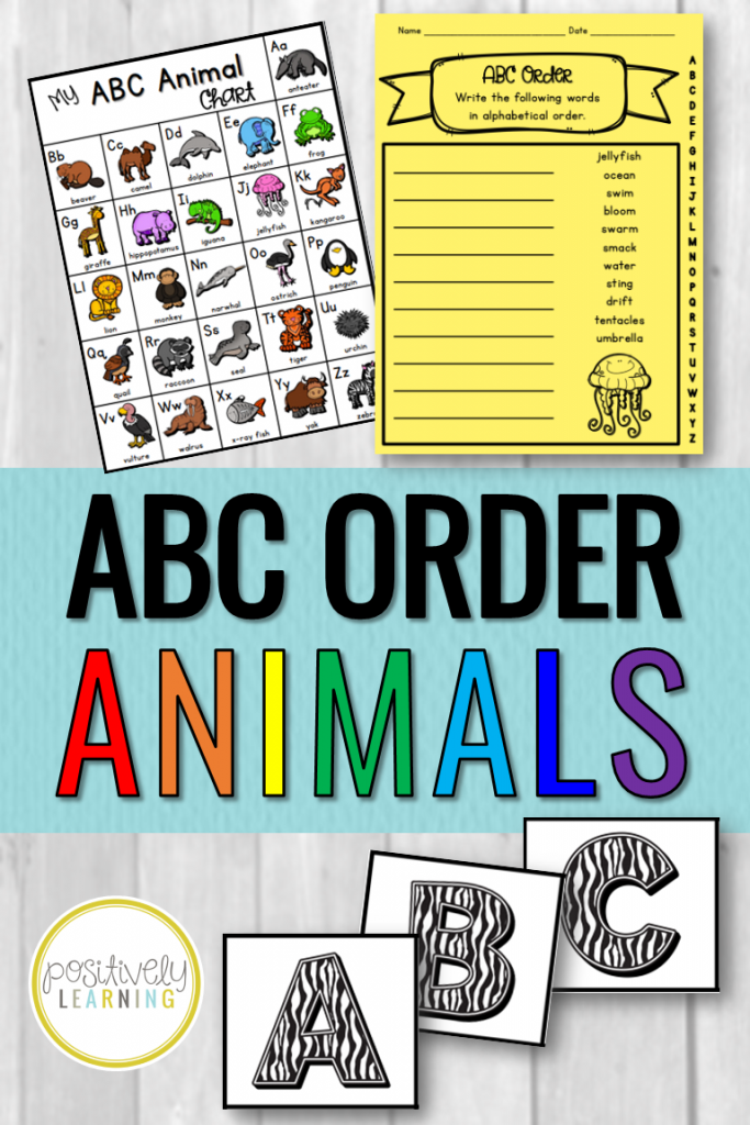 Alphabetical Order - Positively Learning