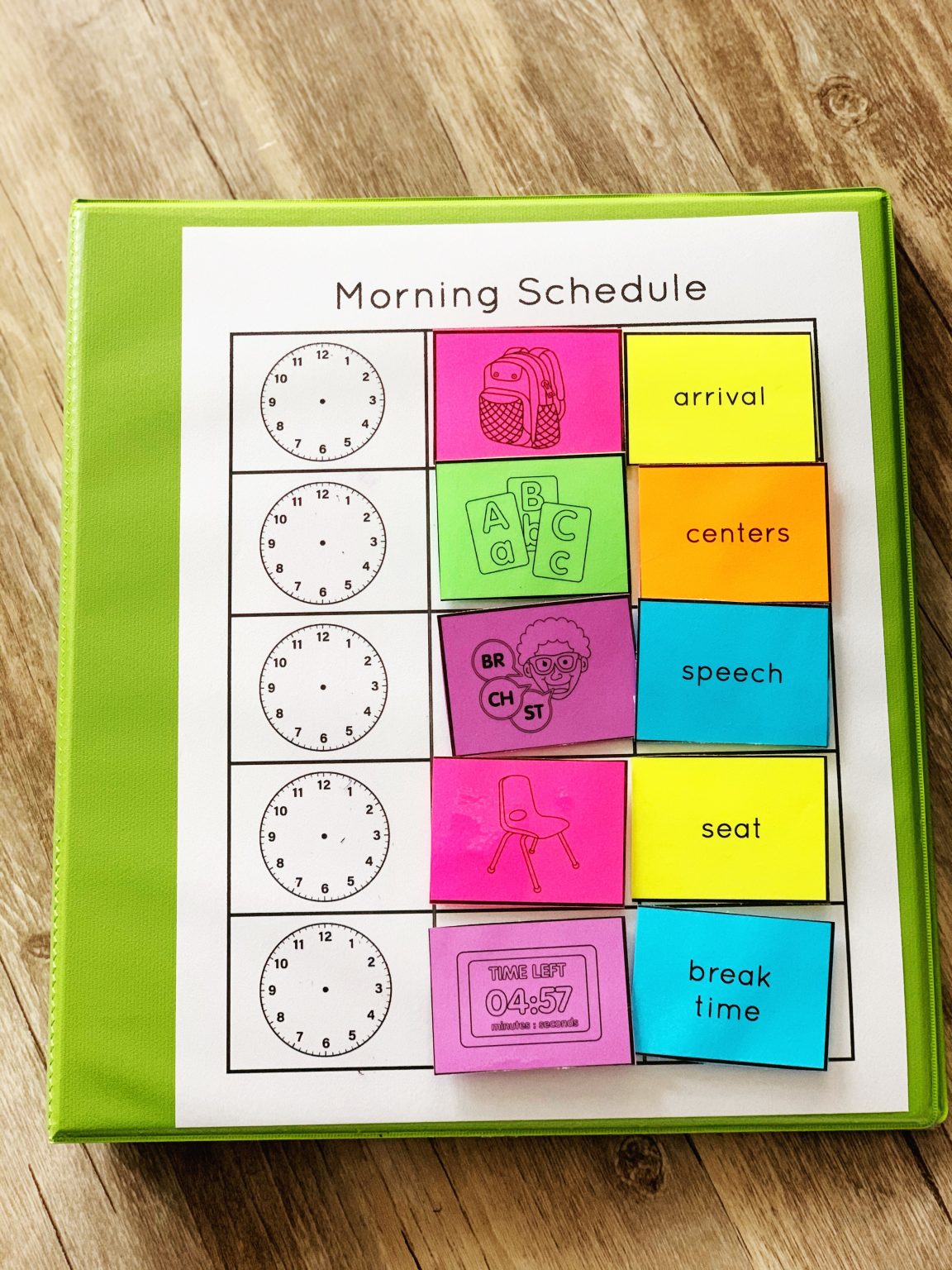 Picture Schedule - Positively Learning