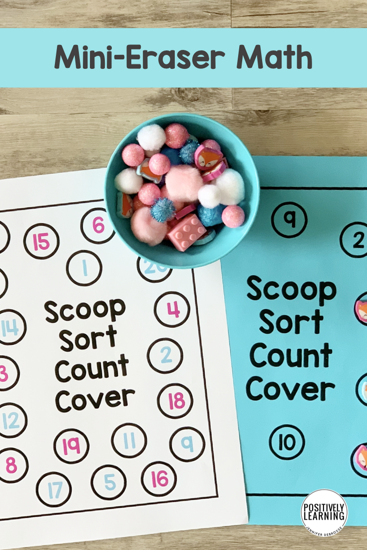 Mini Eraser Fox Centers - Positively Learning