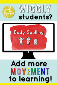Body Spelling Sight Words - Positively Learning