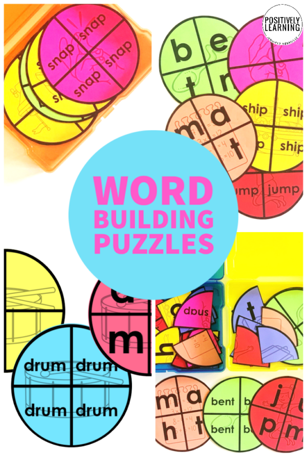 Word Building Puzzles - Positively Learning