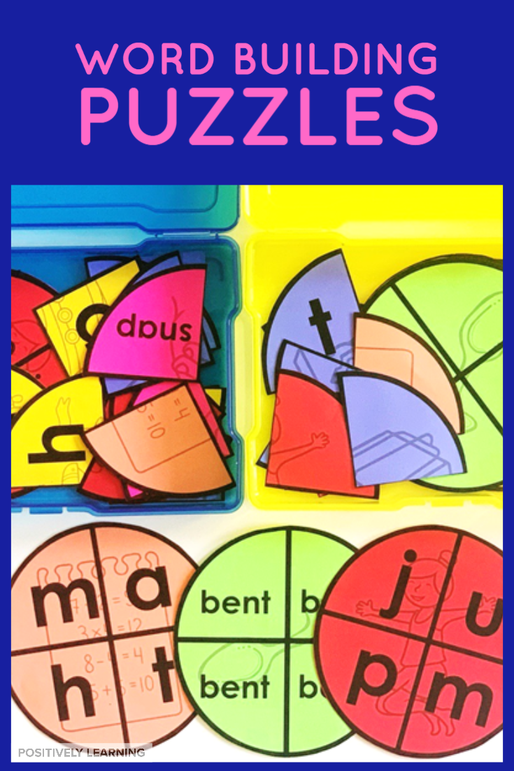 Word Building Puzzles - Positively Learning