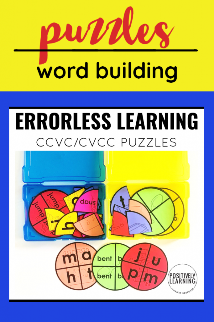Word Building Puzzles - Positively Learning