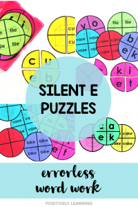 Silent E Puzzles - Positively Learning