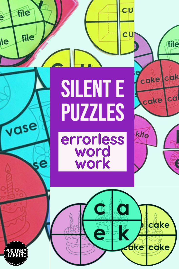 Silent E Puzzles - Positively Learning