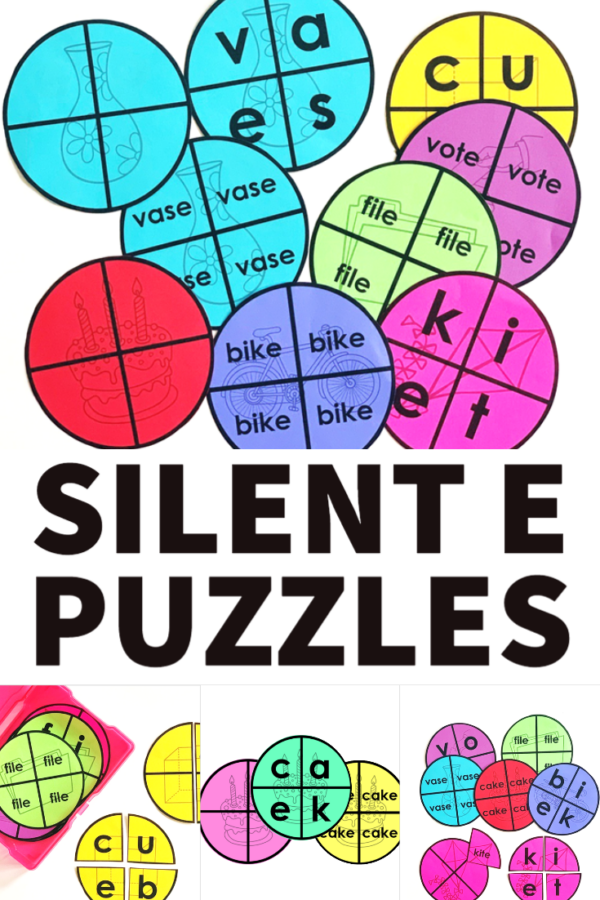 Silent E Puzzles - Positively Learning