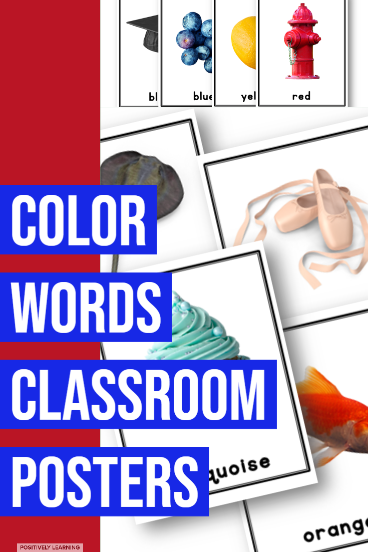 Colors Classroom Posters - Positively Learning