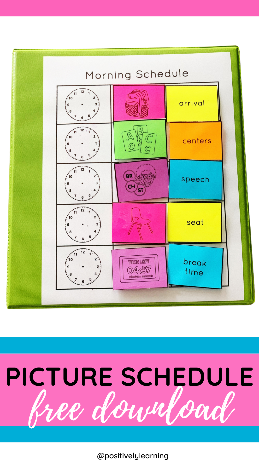 Picture Schedule - Positively Learning