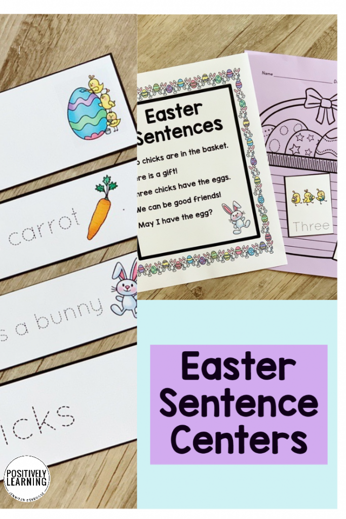 Easter Writing Centers - Positively Learning