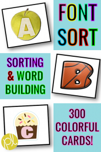 Font Sort - Positively Learning