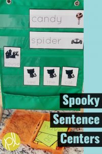 Halloween Writing Centers - Positively Learning