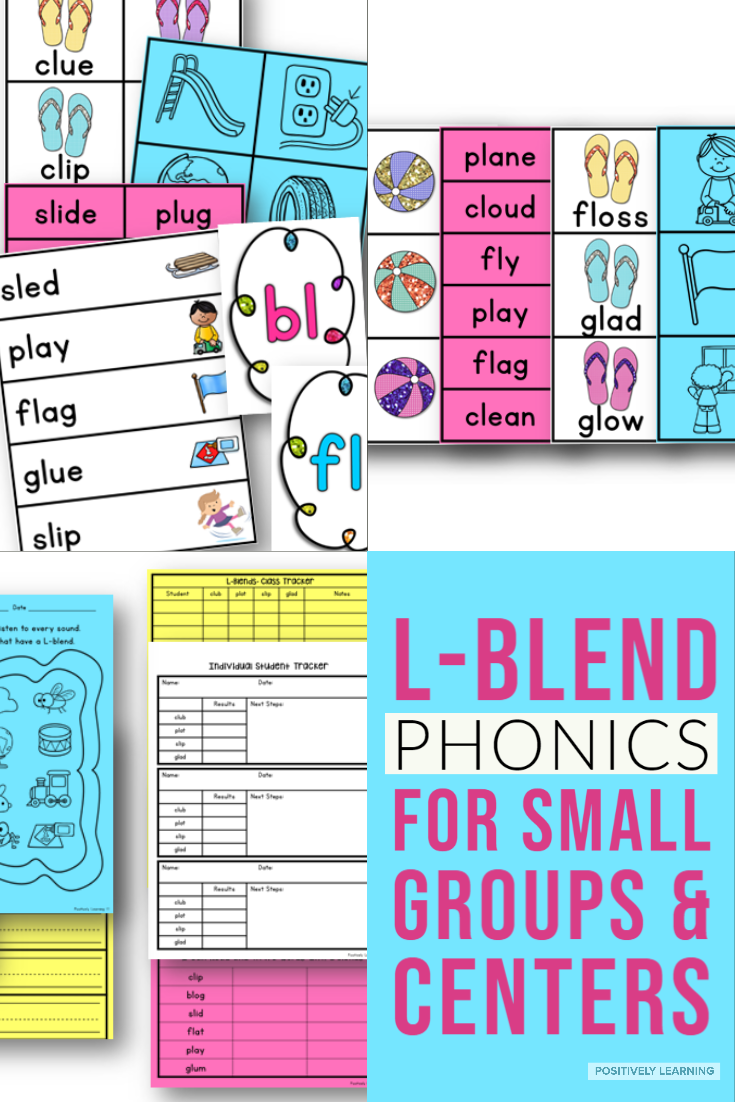 L-Blends Phonics - Positively Learning