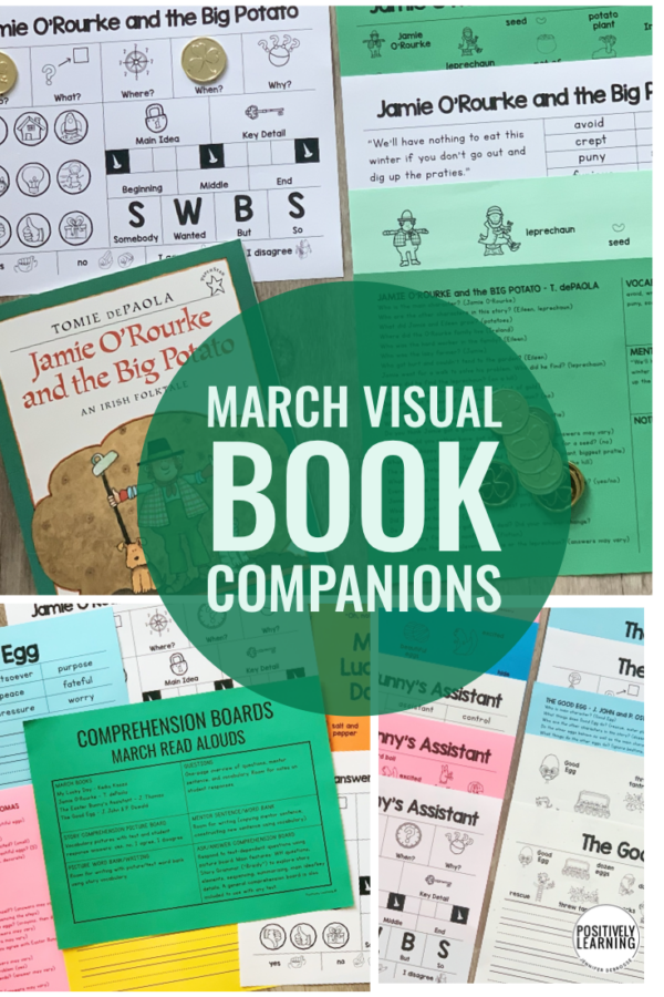 March Visual Book Companions - Positively Learning